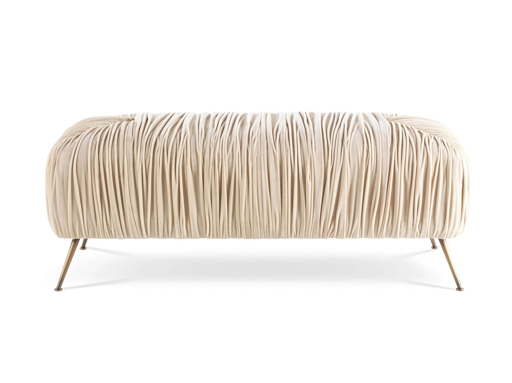 ROWE | Fabric bench Upholstered leather bench By Gianfranco Ferré Home