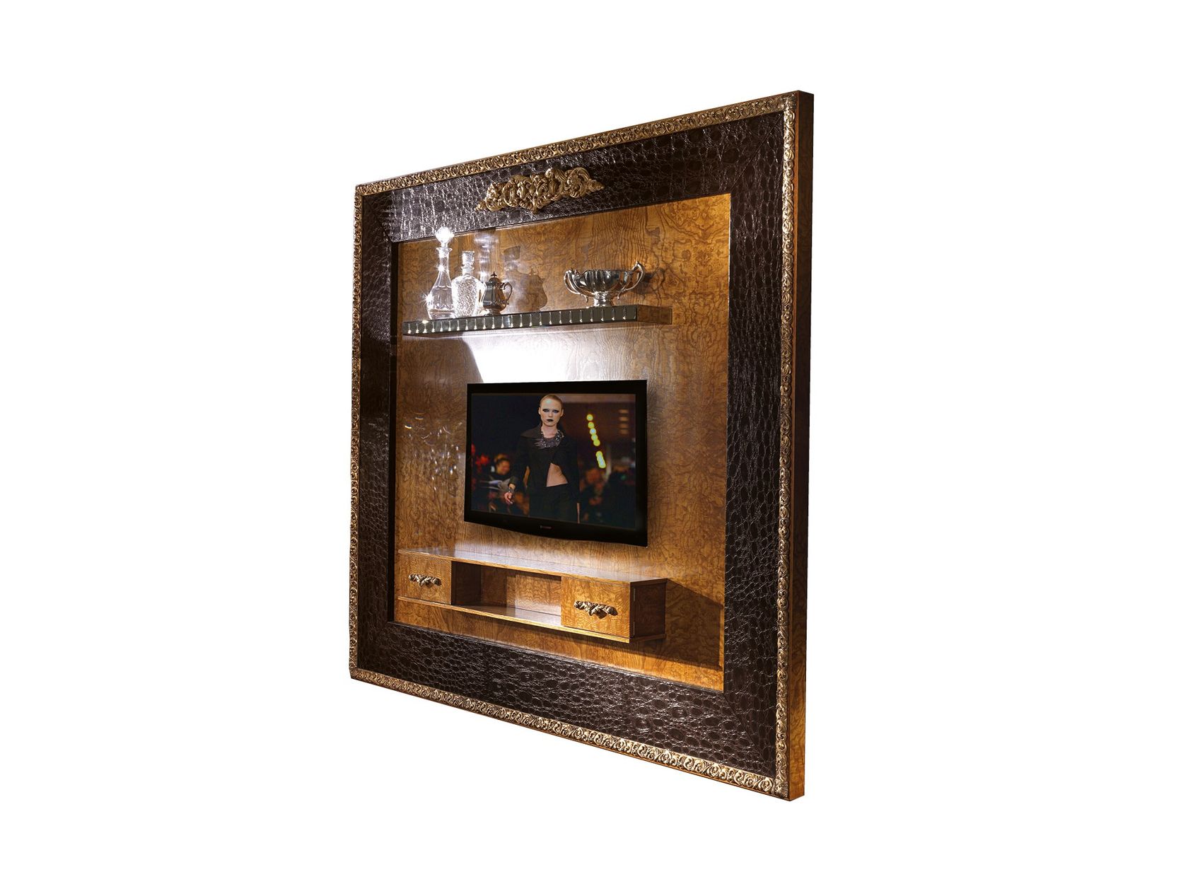 ROYAL | TV wall system Royal Collection By A.R. Arredamenti