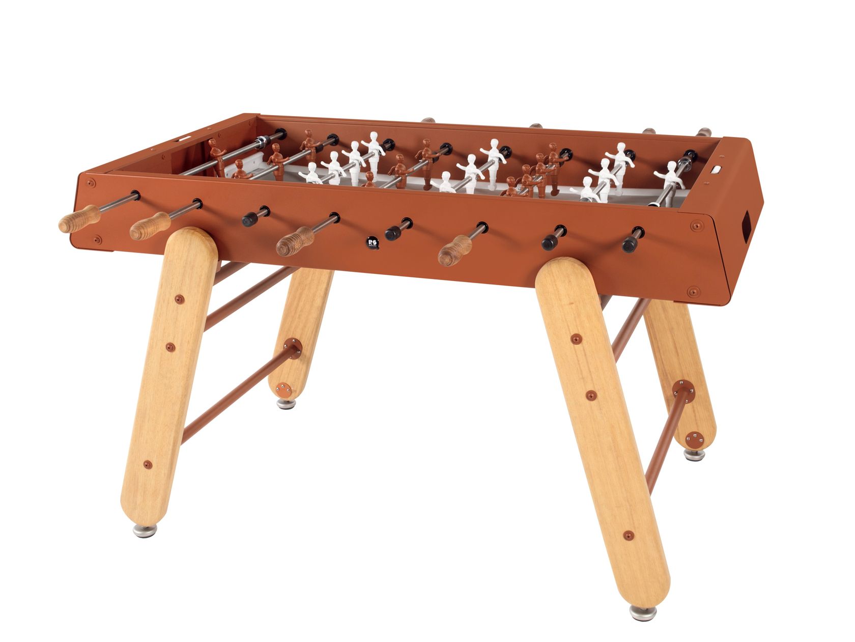 RS4 HOME Rectangular steel football table and Iroko legs By RS ...