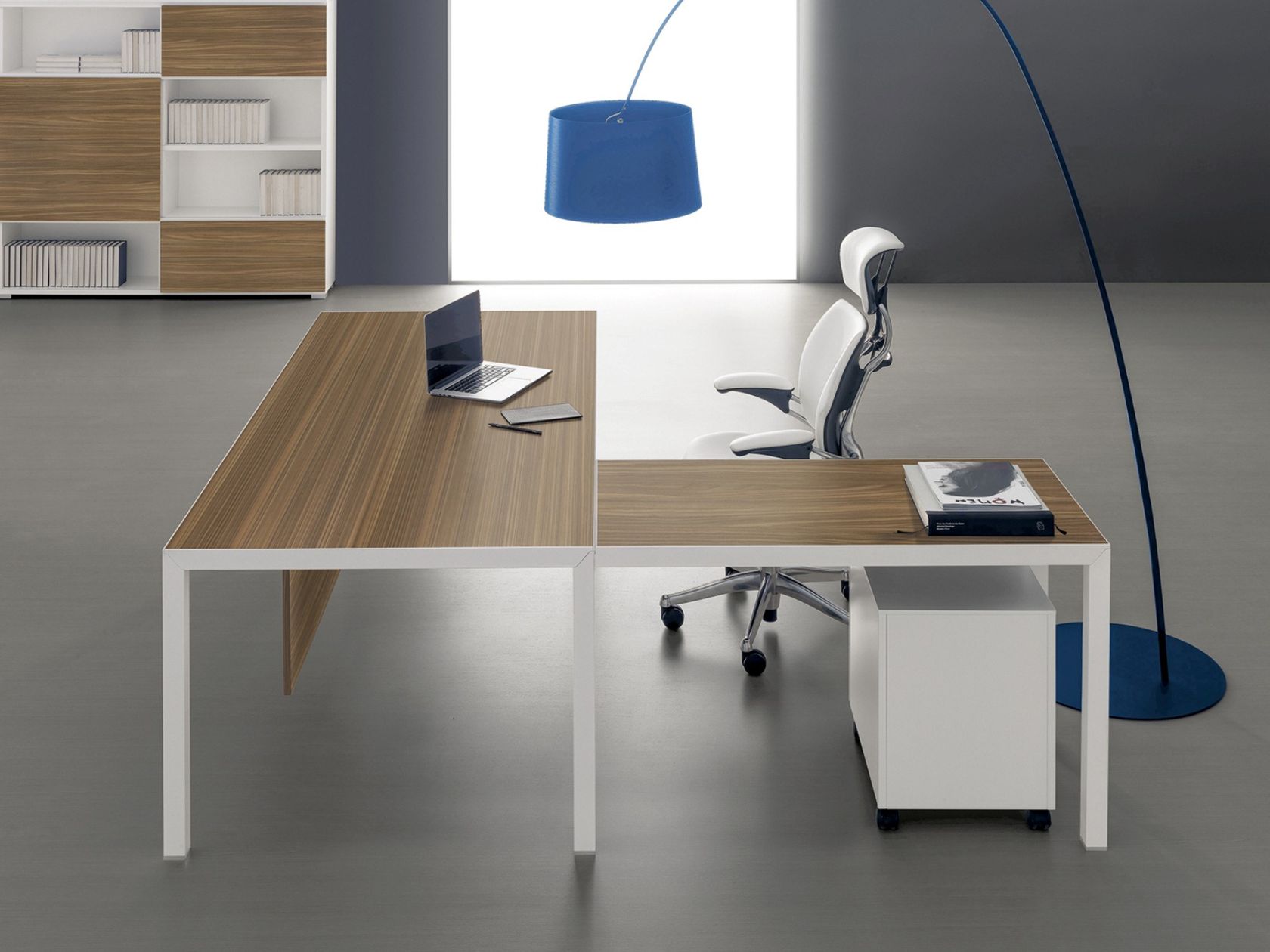 RYM Sectional extruded aluminium and melamine office desk By DVO ...