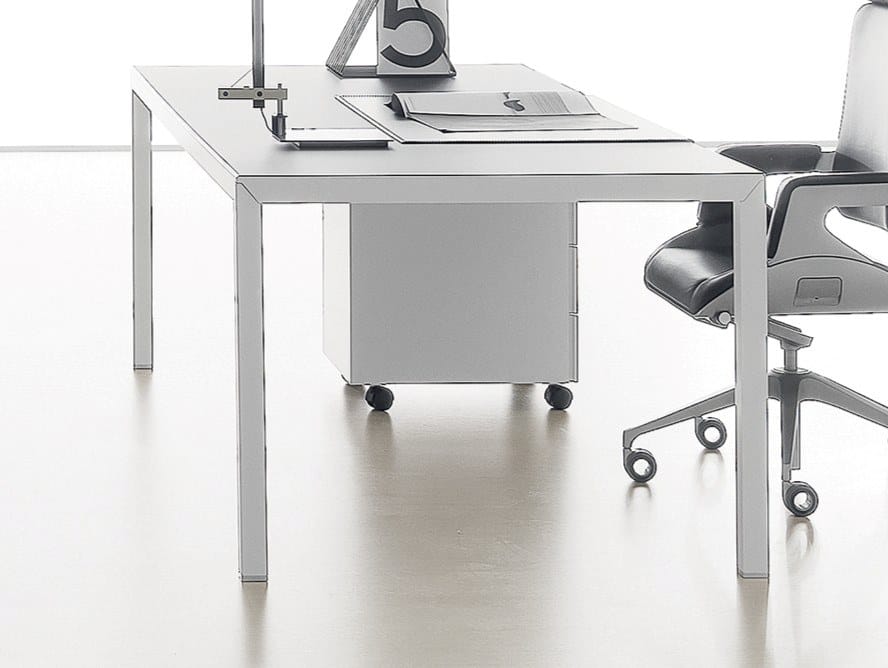 RYM Sectional extruded aluminium and melamine office desk By DVO ...