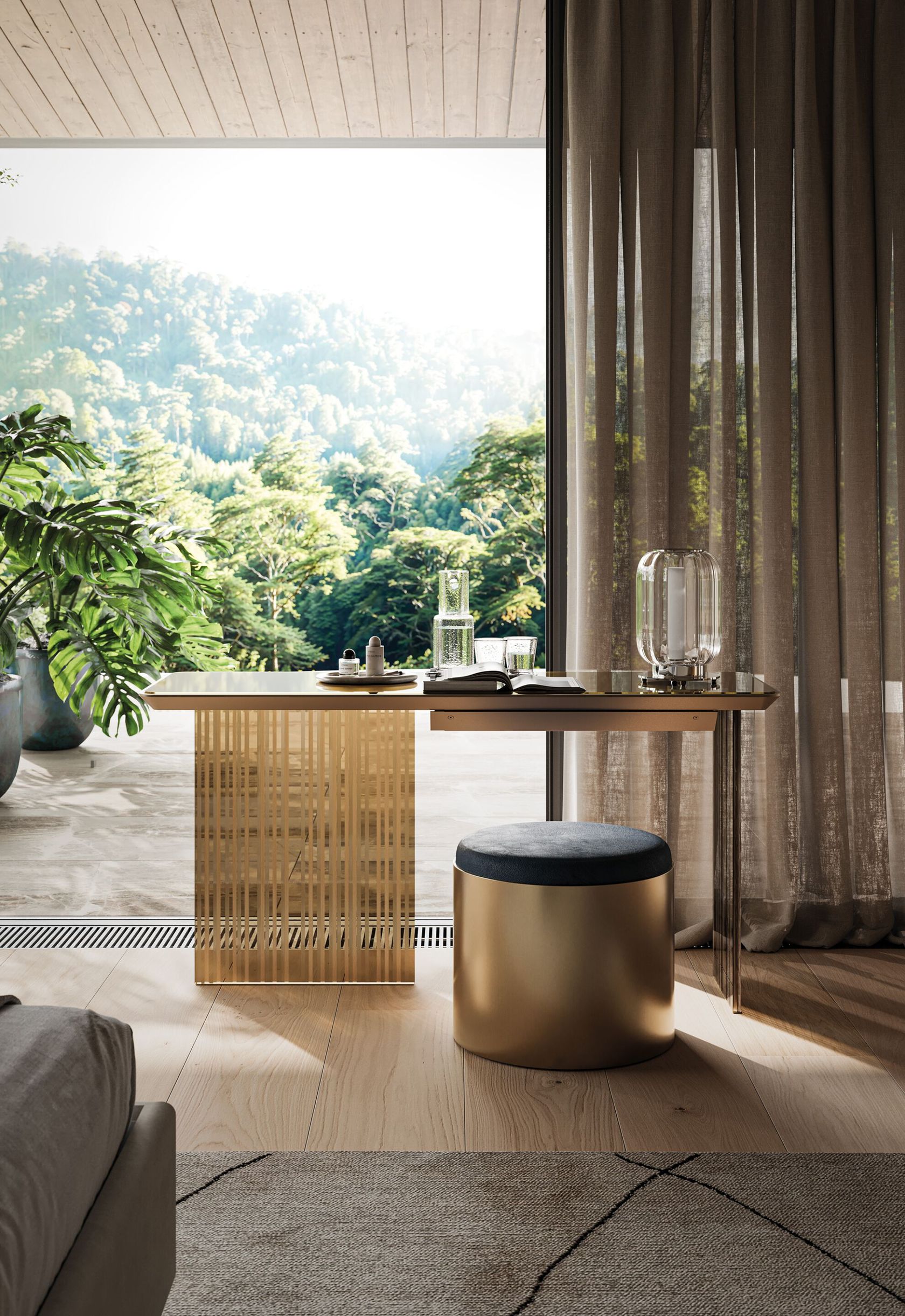 MONOLITE Writing desk By Reflex