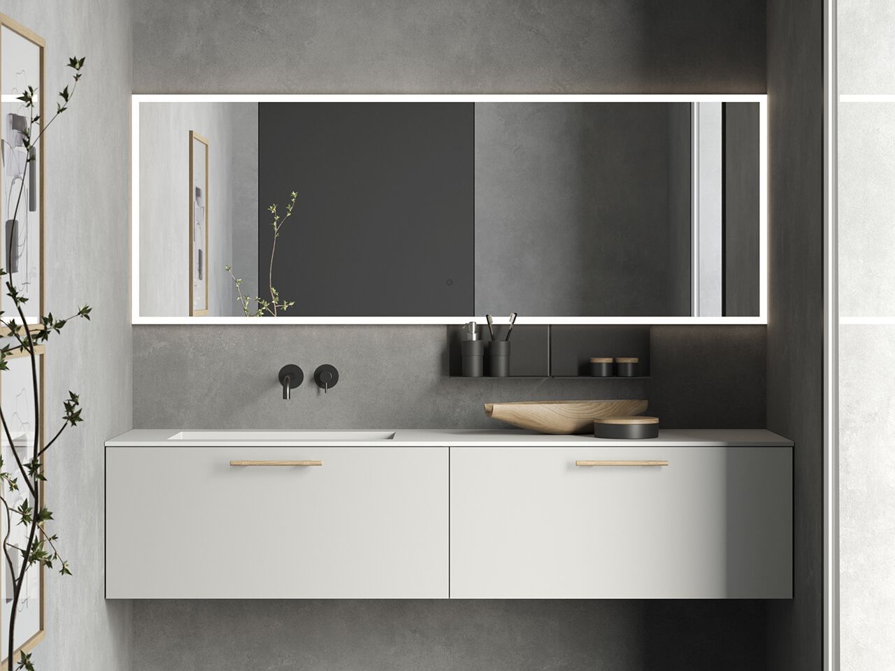 INTERLUDE 7 Bathroom furniture set / vanity unit By Rexa