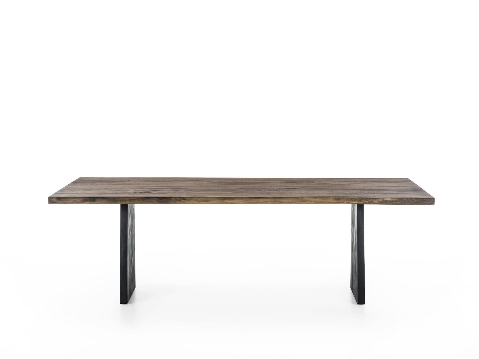 PYRAMID PLANK Rectangular solid wood table By Riva 1920