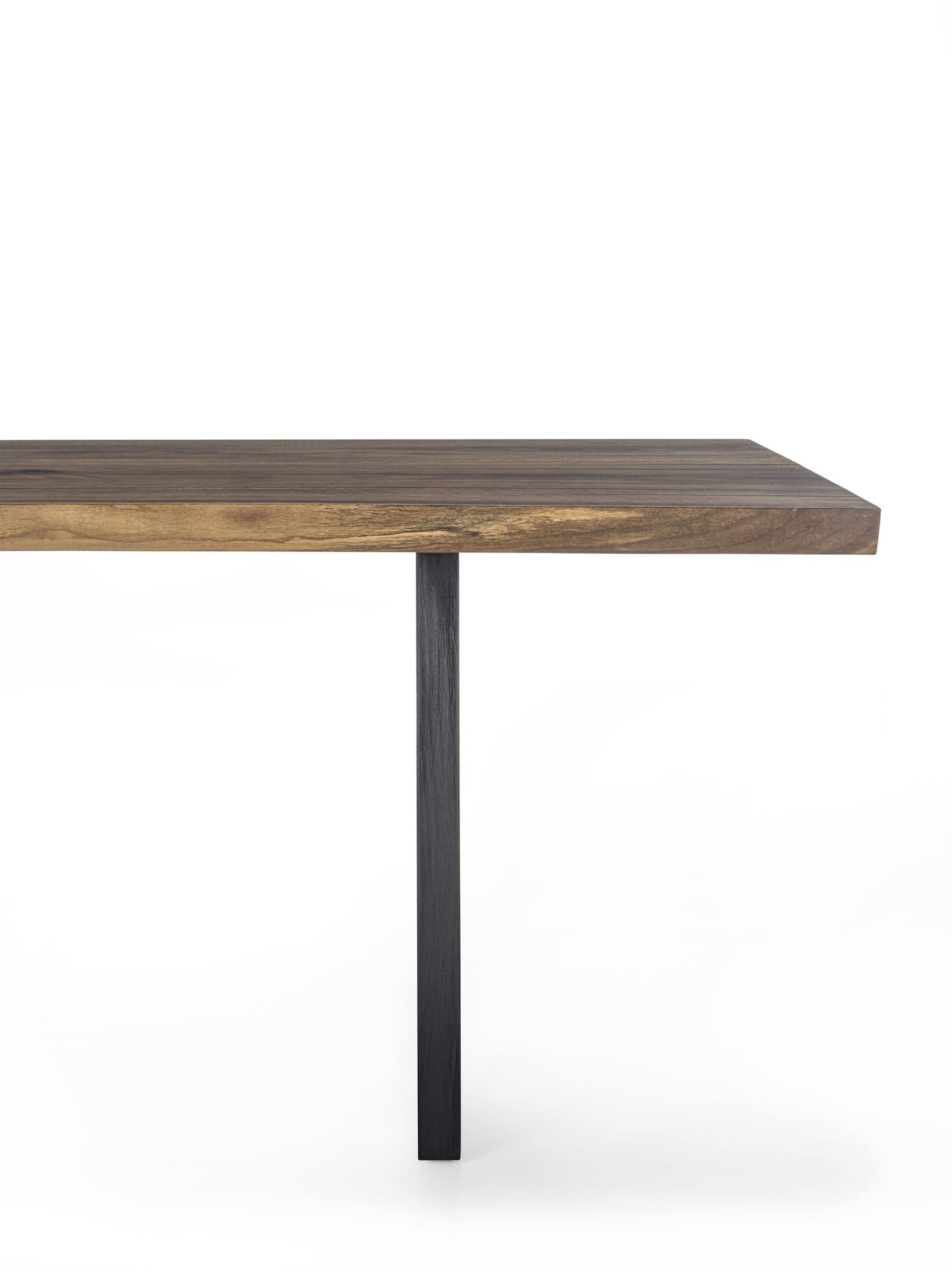 PYRAMID PLANK Rectangular solid wood table By Riva 1920