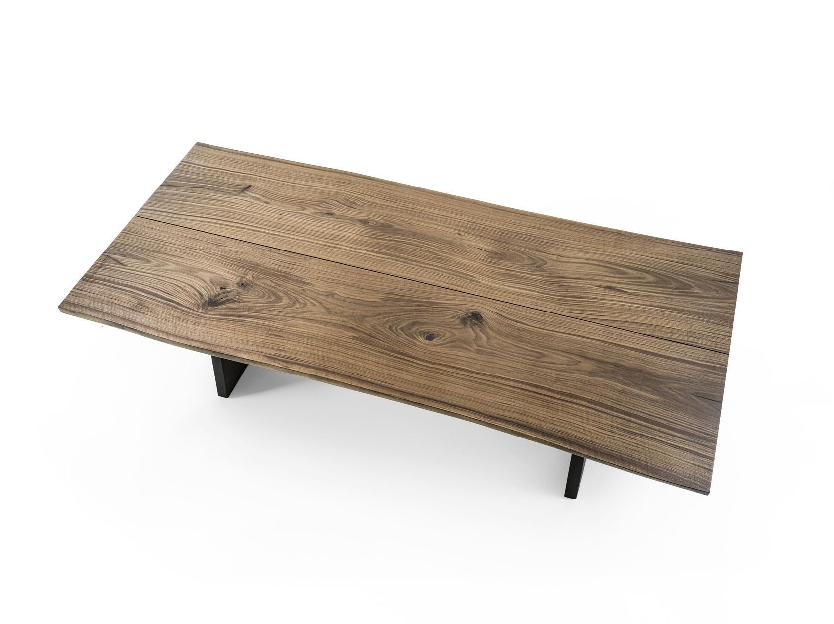 PYRAMID PLANK Rectangular solid wood table By Riva 1920