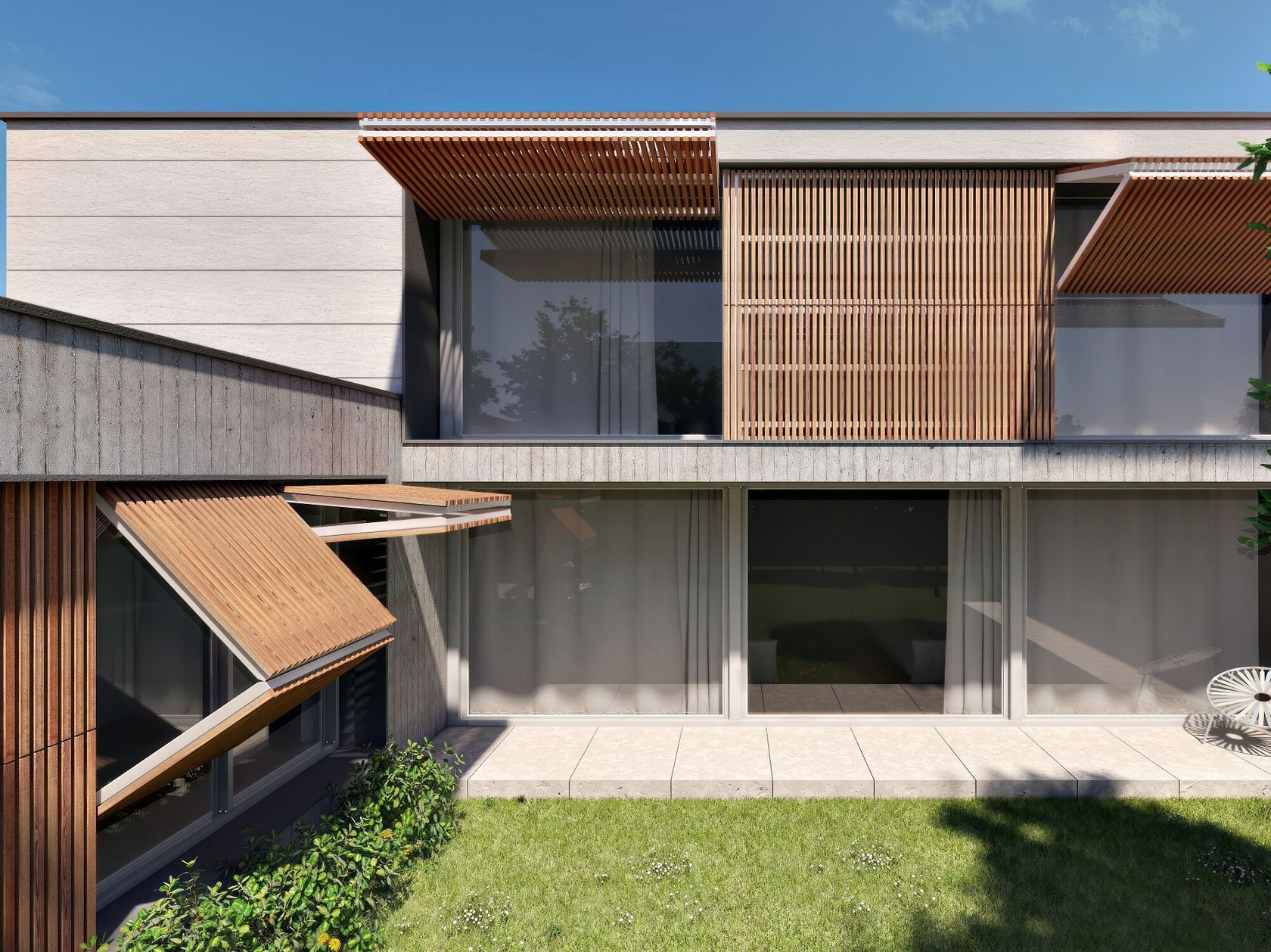 LIFTING FOLDING SHUTTER Celosía By ROSSENI