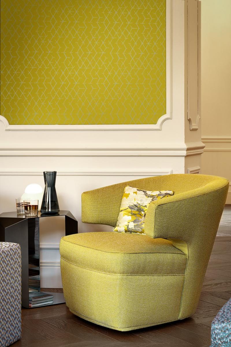 NIRVANA Jacquard fire retardant Trevira® CS fabric By Rubelli