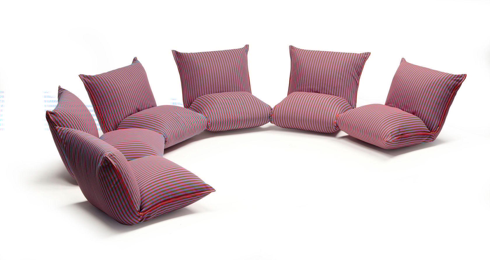 BREZZA RELAX Modular garden sofa in fabric By S-CAB