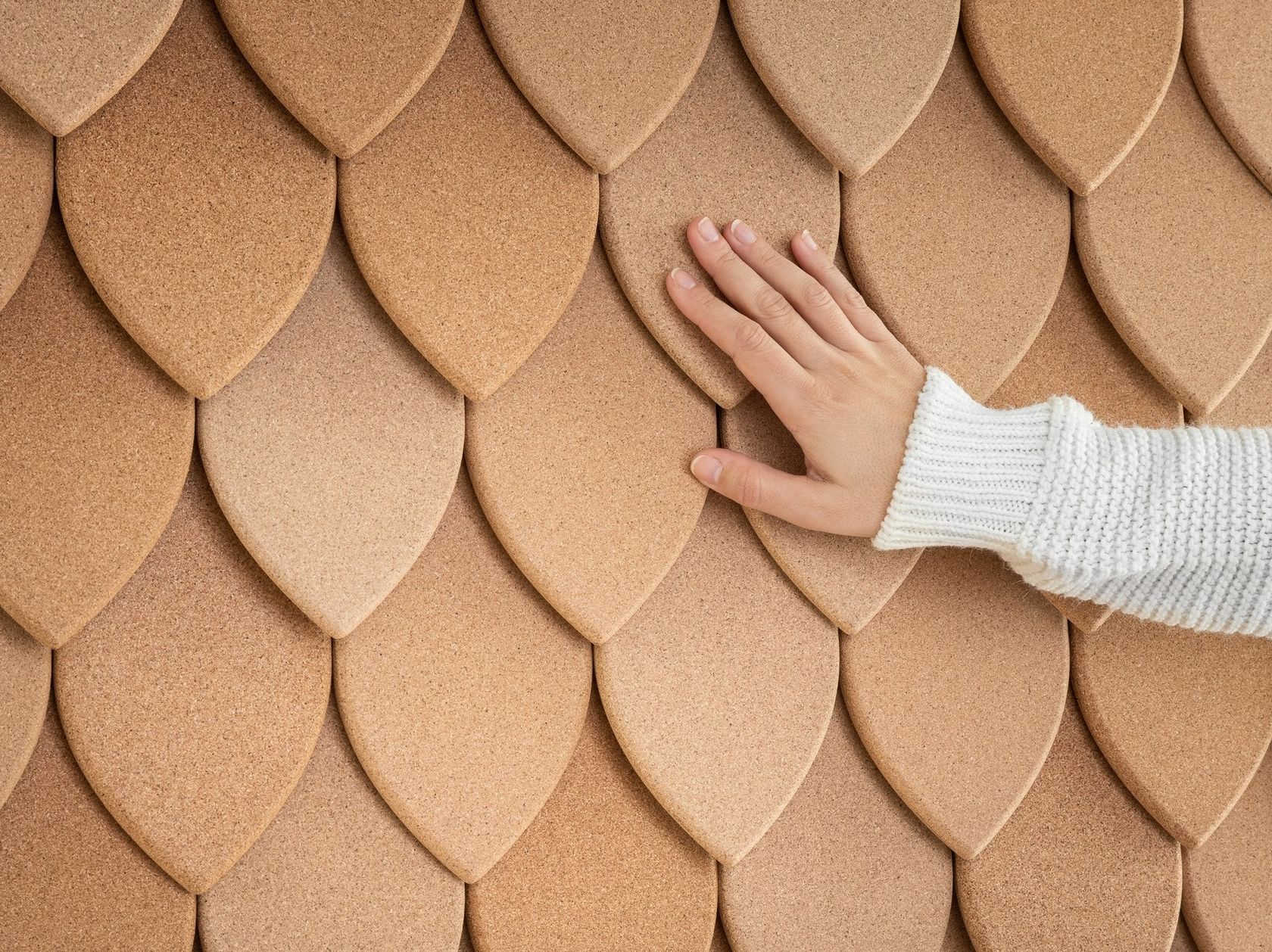 SAGA Cork Acoustic wall panel By Nordgröna