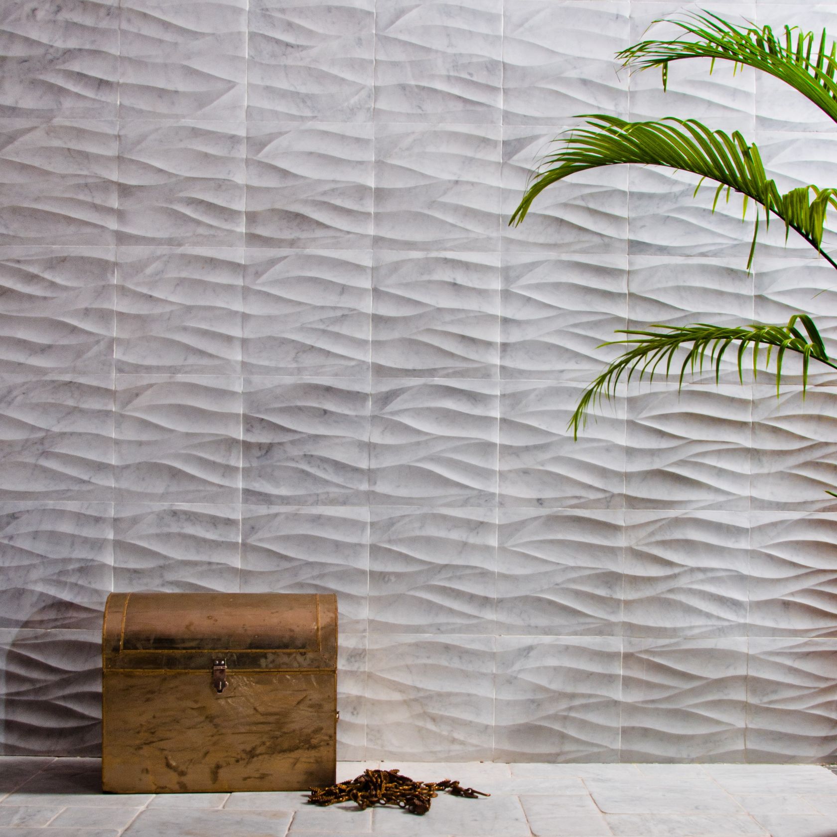 Natural stone 3D Wall Cladding SAHARA By Orvi