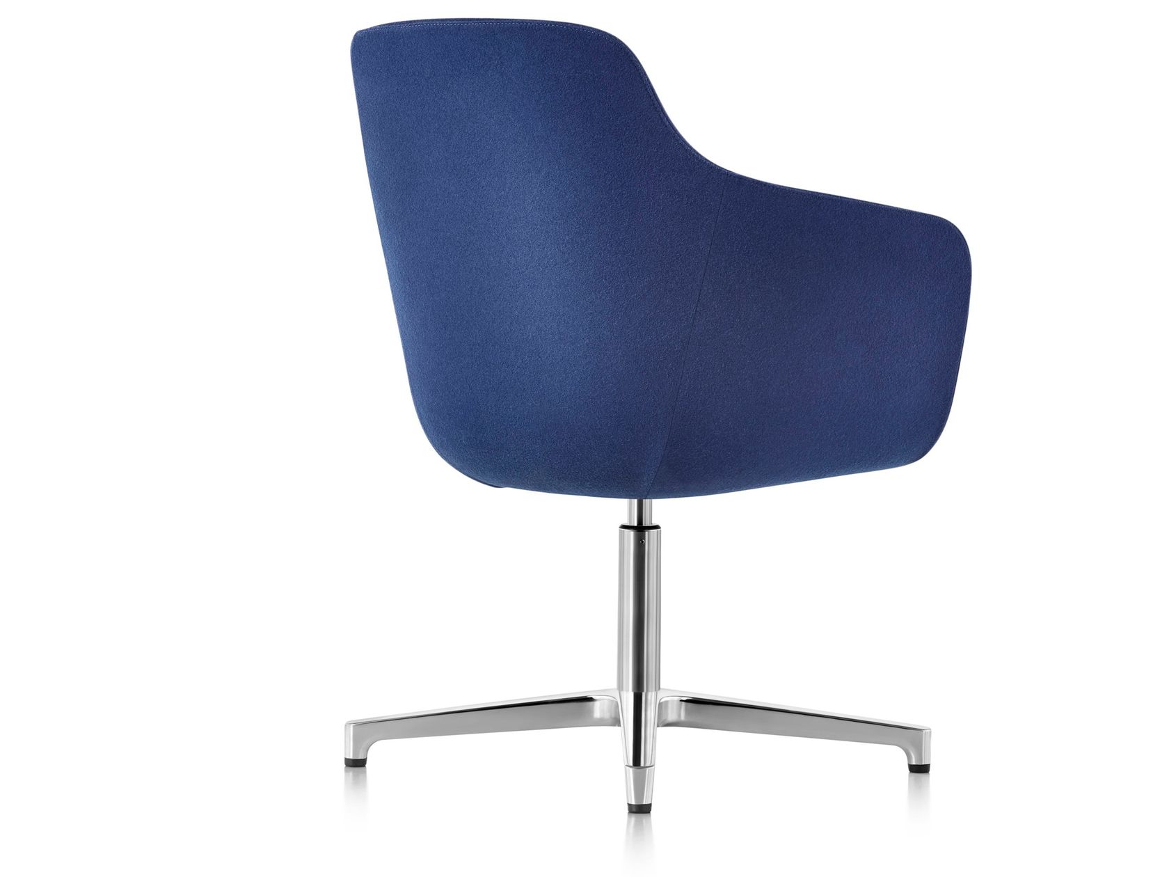 Swivel fabric chair with 4-spoke base with armrests SAIBA | Chair with ...