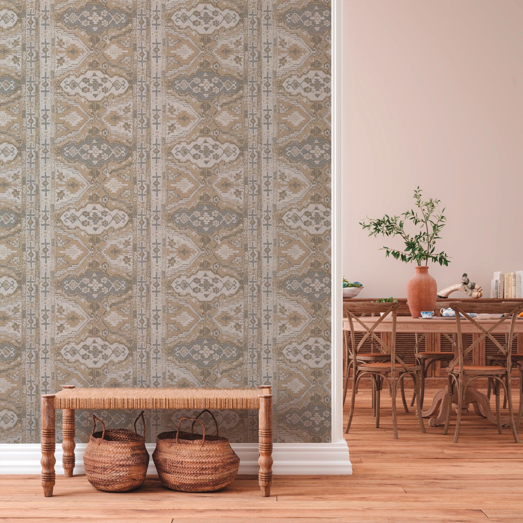 METROPOLITAN STORIES II Damask vinyl wallpaper By Architects Paper