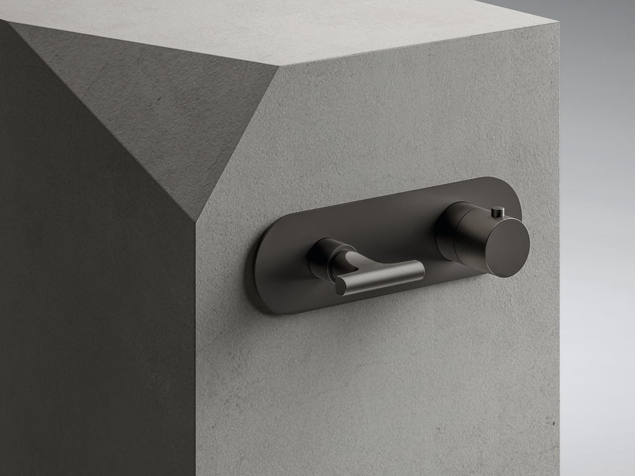 SAILING Recessed shower set with hand shower By Fantini Rubinetti ...