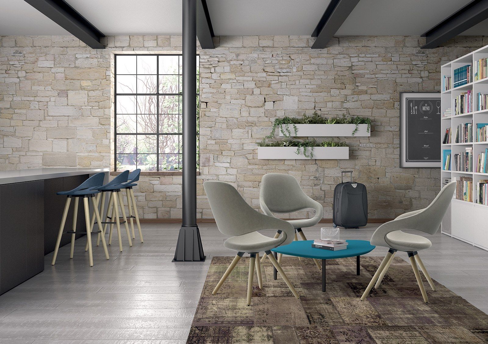 SAMBA PLUS | Easy chair with armrests Samba Collection By Leyform ...