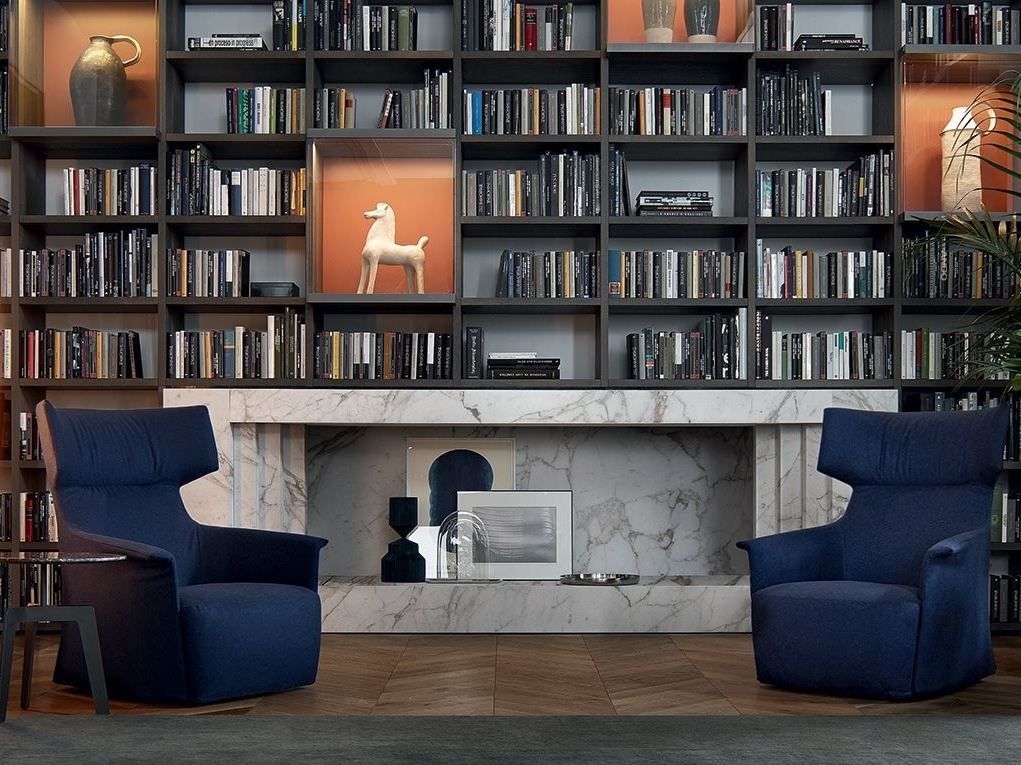 Wing armchair with armrests SANTA MONICA HOME Santa Monica Collection ...