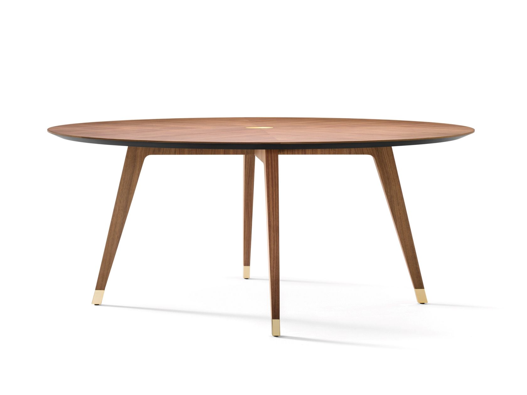 SANTIAGO | Table ronde Table ronde en noyer By Black Tie | design ...