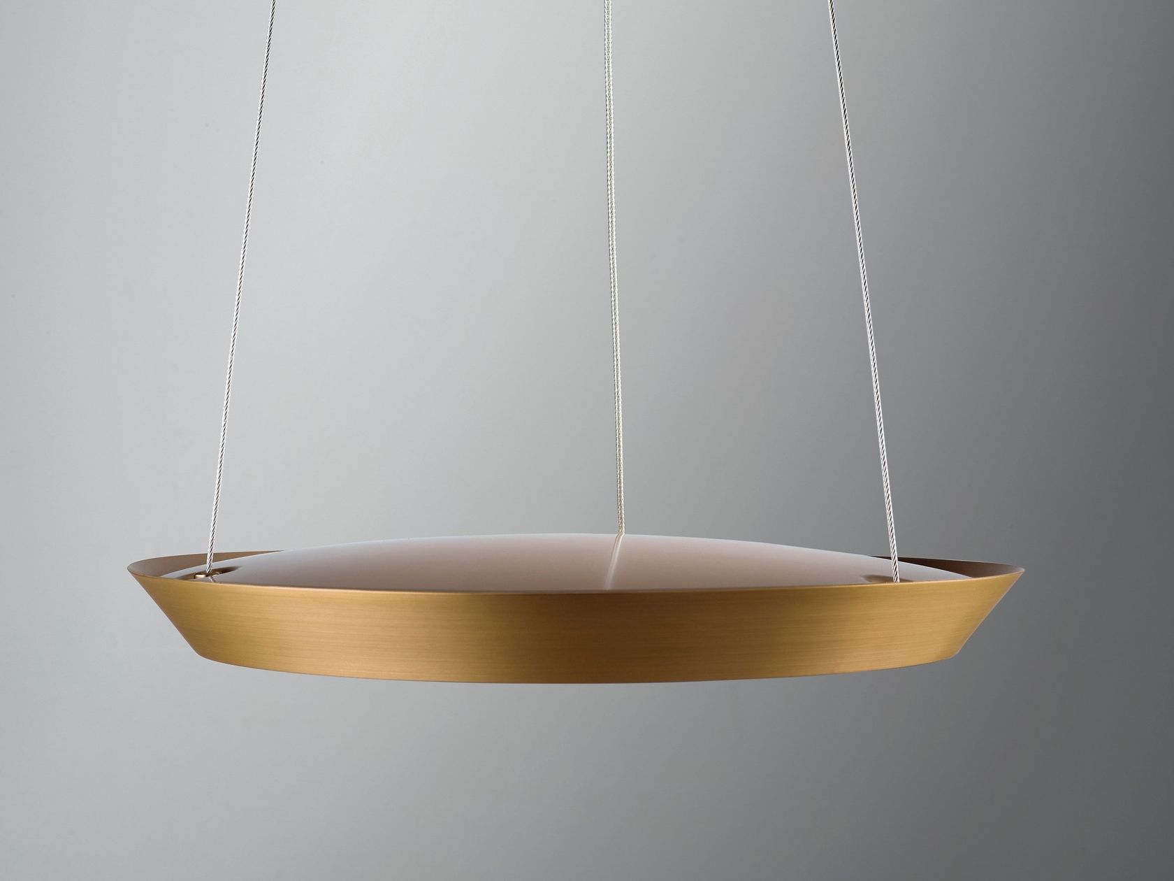 LED direct light aluminium pendant lamp SATURN By Grok design Ramón ...