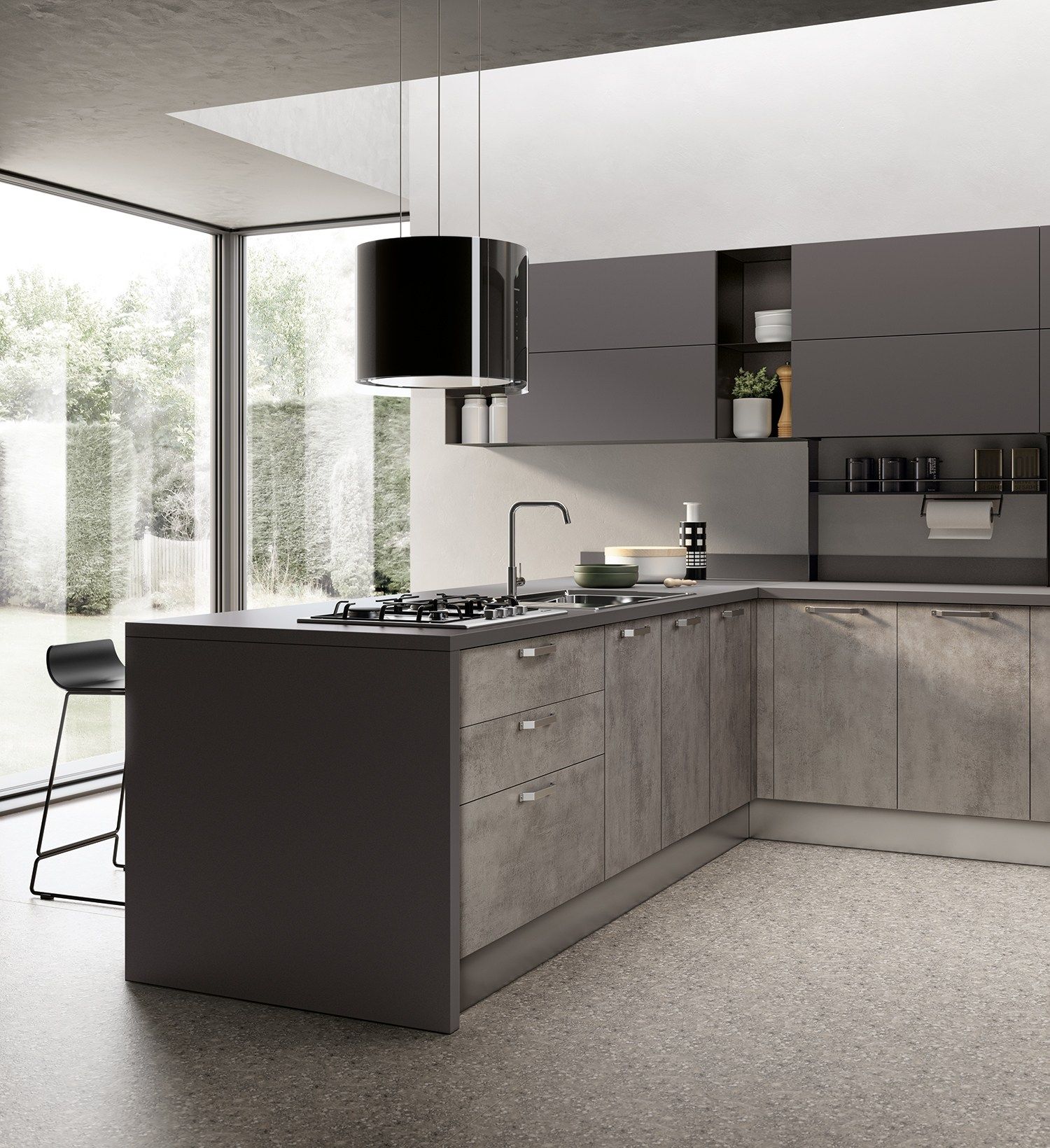 Fitted kitchen SAX By Scavolini