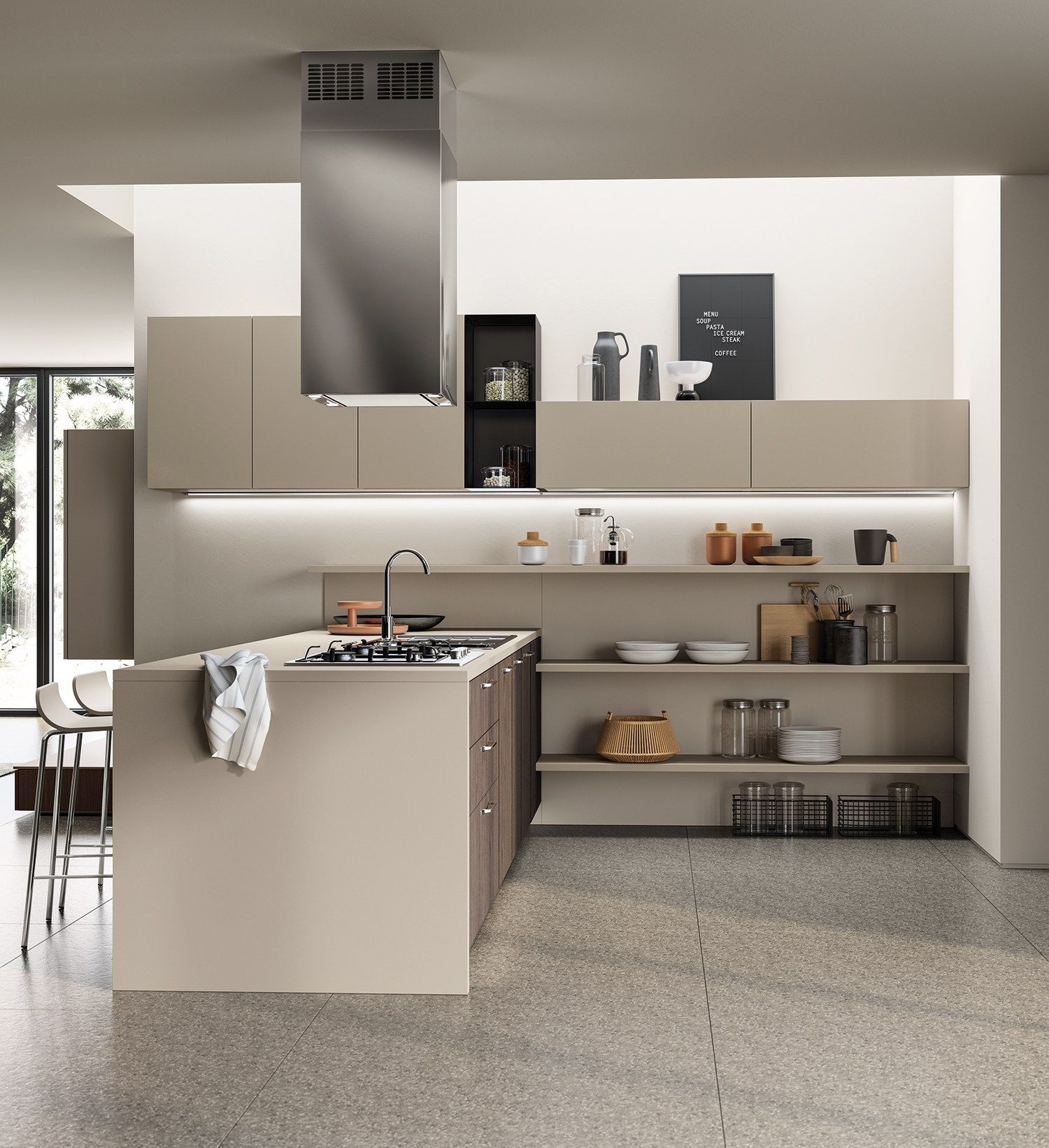 Fitted kitchen SAX By Scavolini