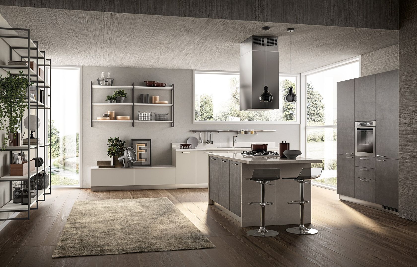 Fitted kitchen SAX By Scavolini
