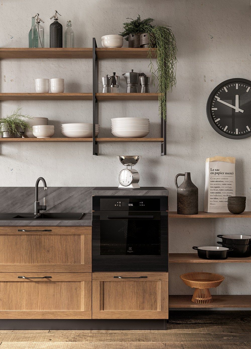 Fitted kitchen SAX By Scavolini