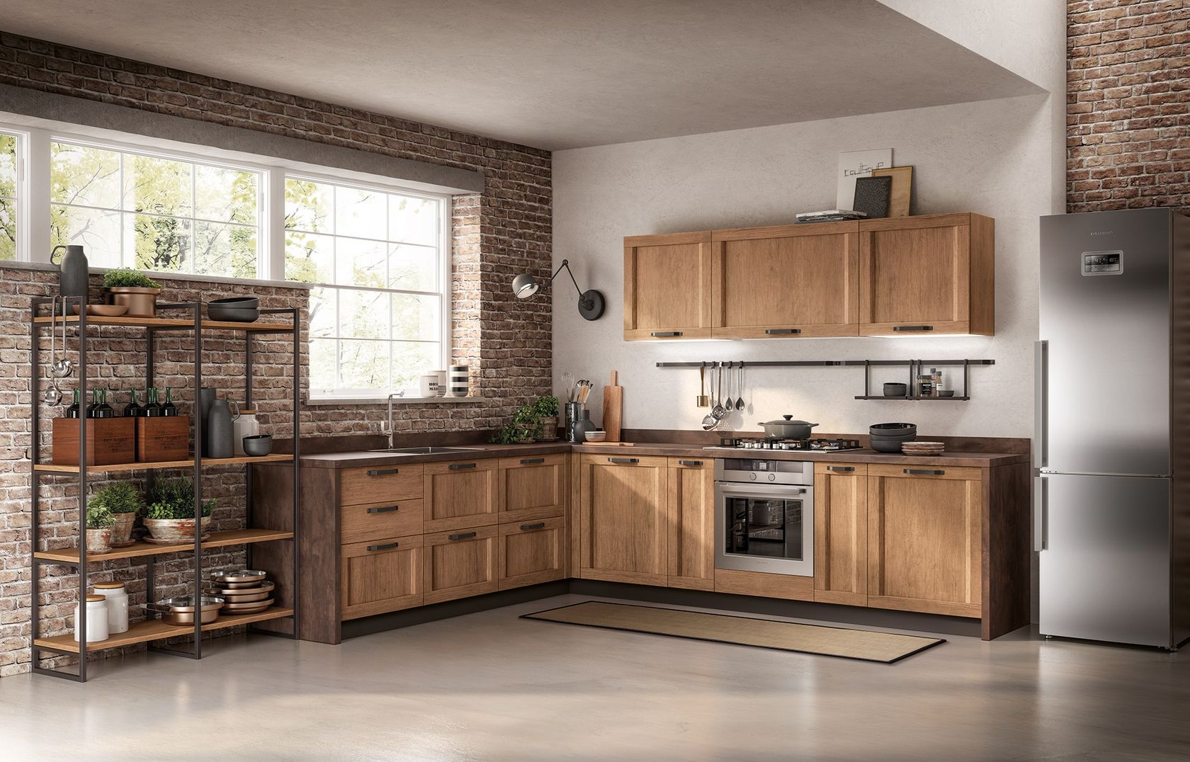 Fitted kitchen SAX By Scavolini
