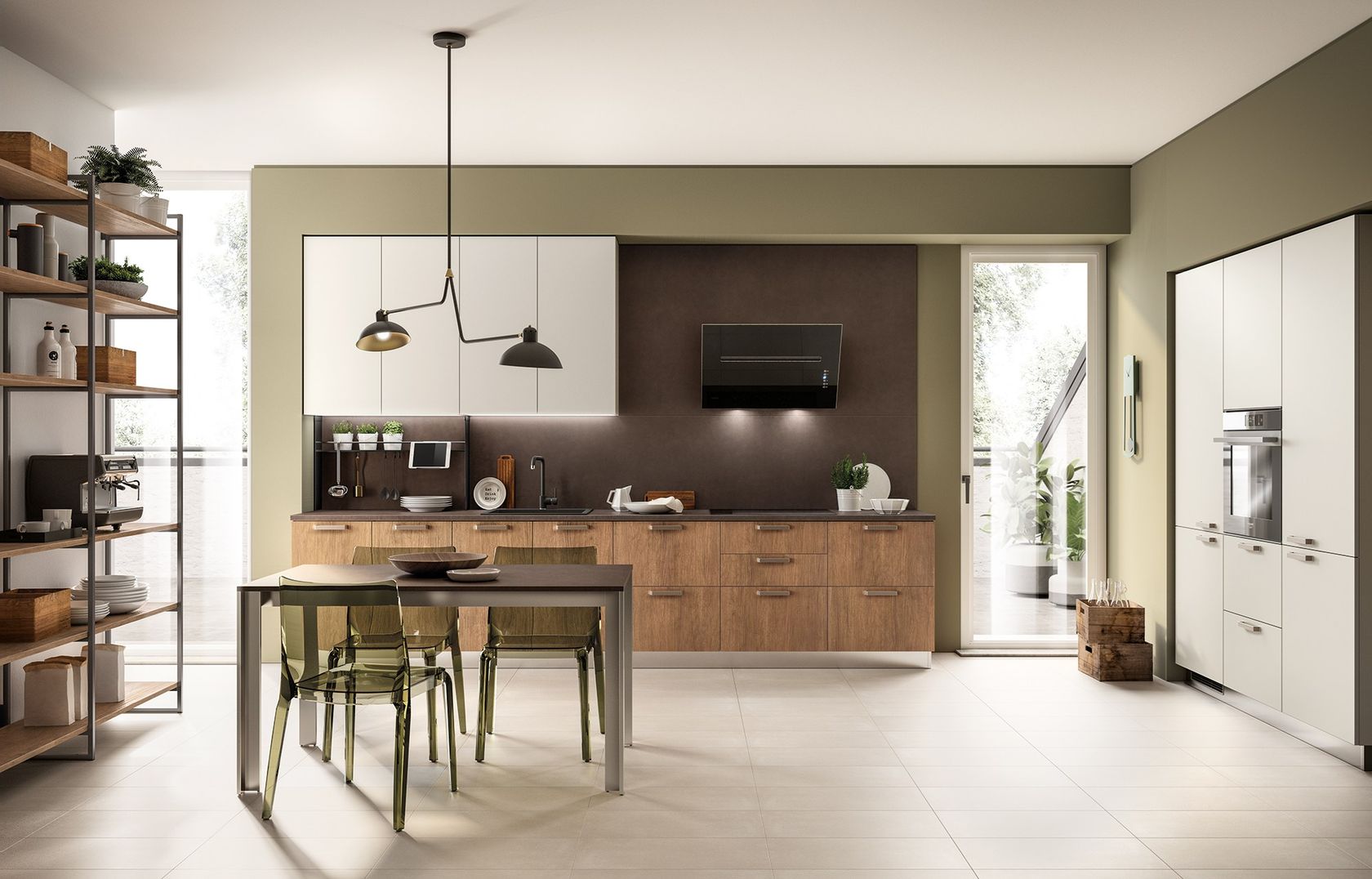Fitted kitchen SAX By Scavolini