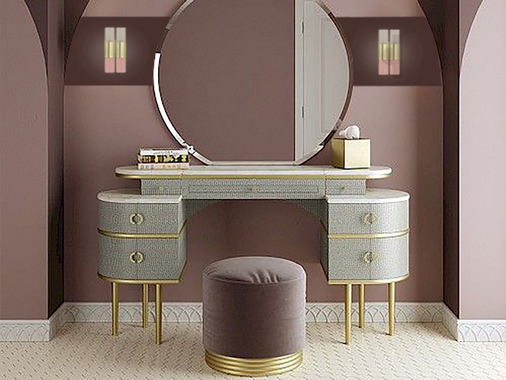 SBARLUSC SM02 LED brass and glass wall light By LUCE TU | design Isacco ...