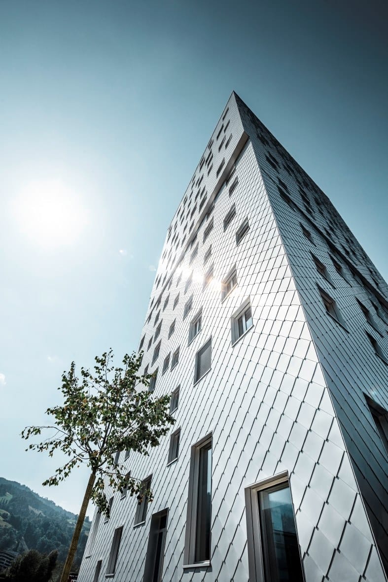 SCAGLIA 44 Aluminium roof shingle By PREFA ITALIA