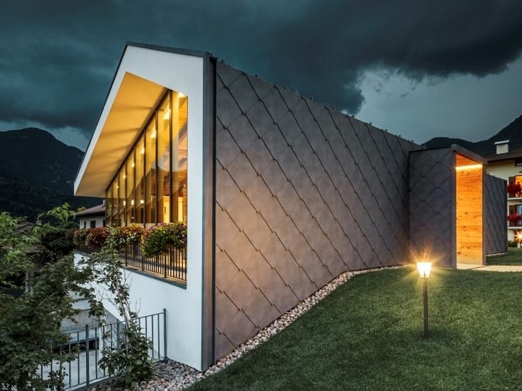 SCAGLIA 44 Aluminium roof shingle By PREFA ITALIA