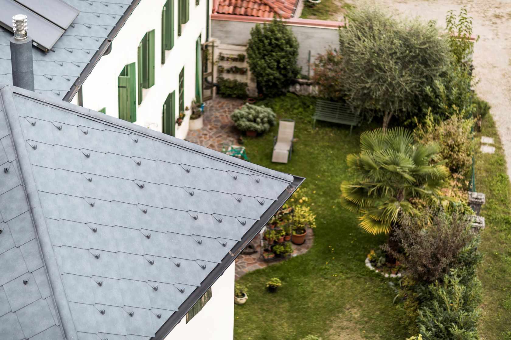 SCAGLIA 44 Aluminium roof shingle By PREFA ITALIA