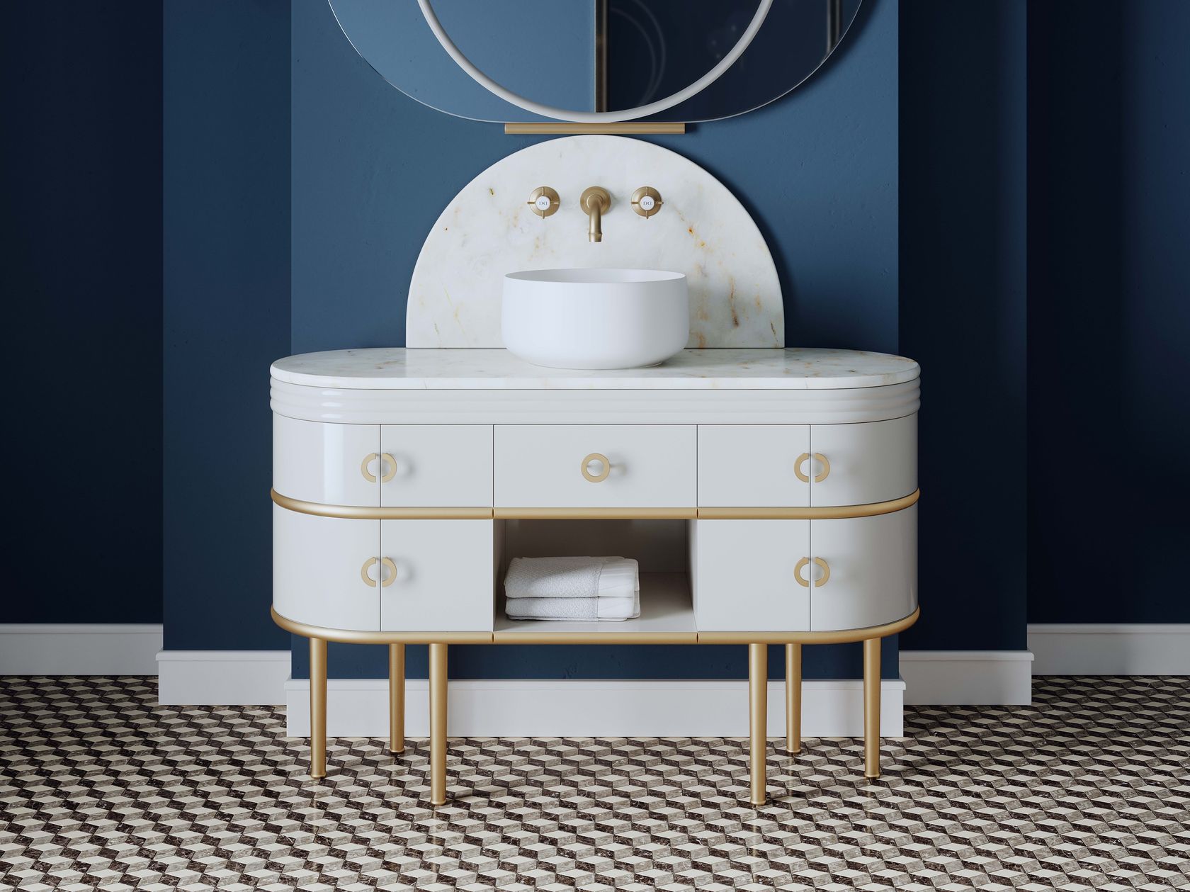 SCOTTIE | Vanity unit Scottie Collection By Devon&Devon