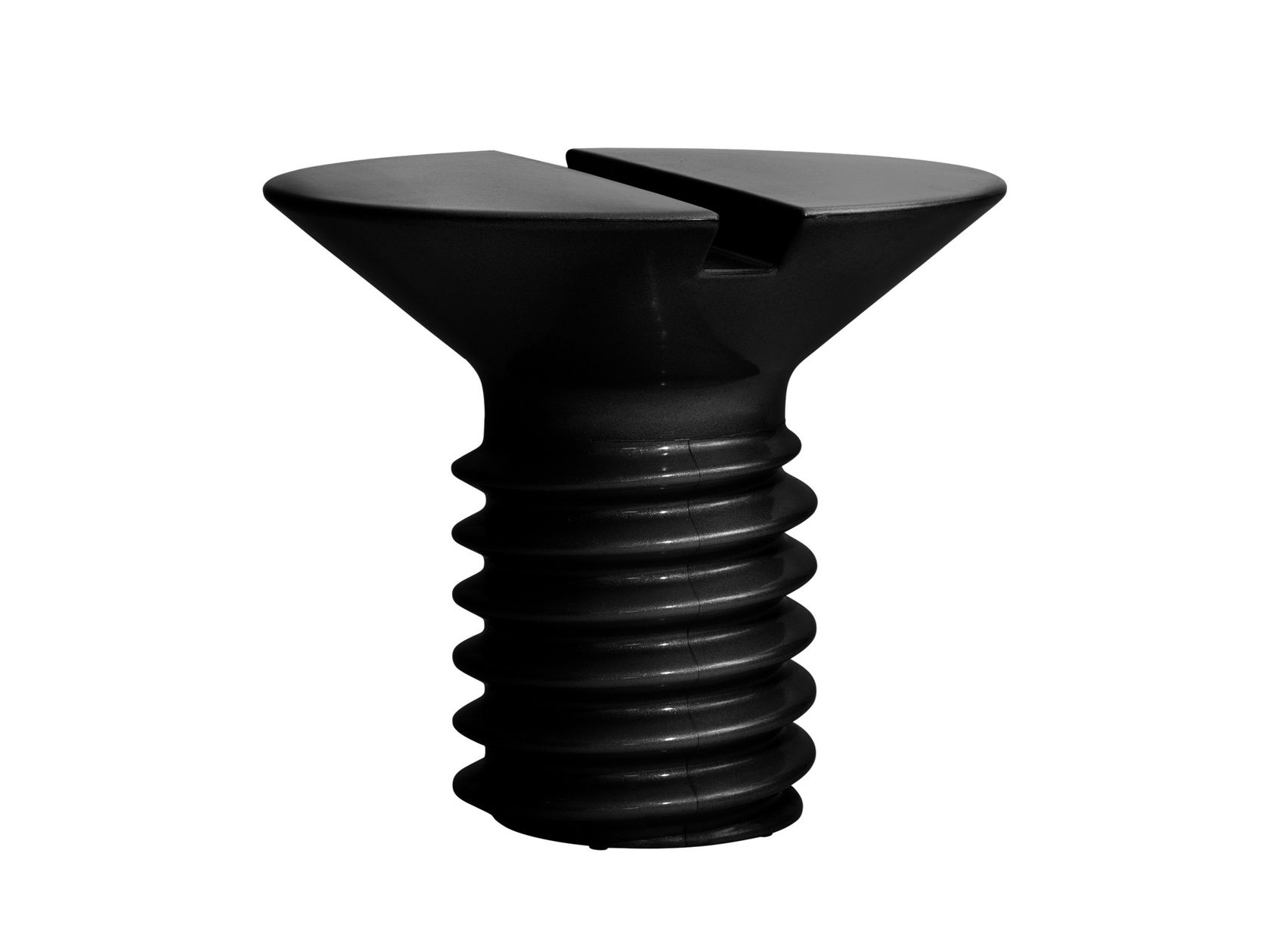 Round fibreglass side table SCREW By Aarnio Originals design Eero Aarnio