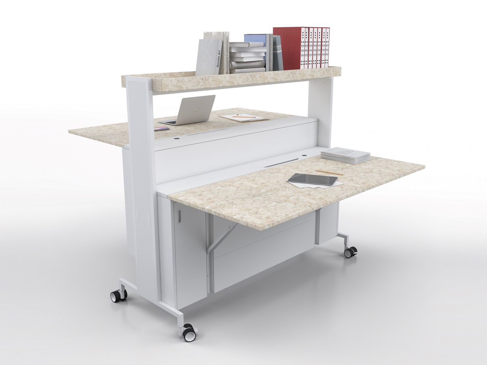 SCRIVANIA MOBILE SCRIVANIE Rectangular wooden writing desk with ...