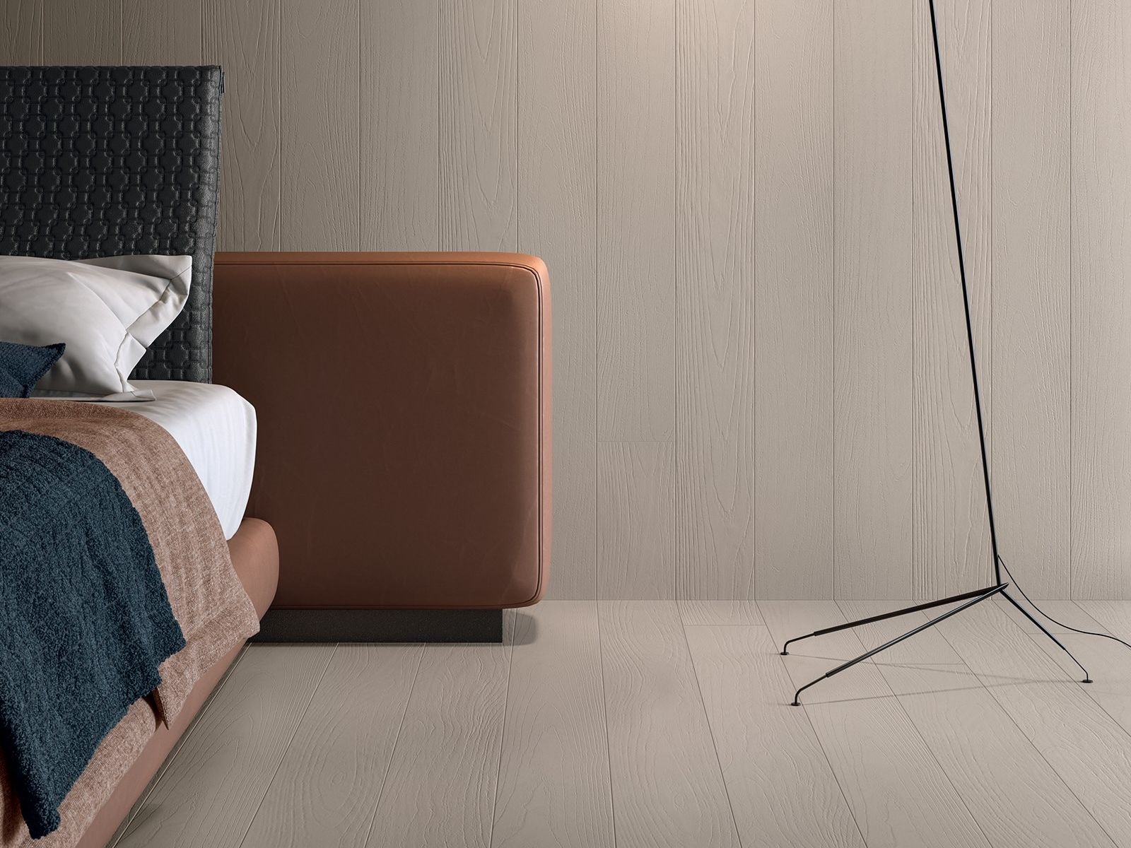 SEAWOOD Wooden wall/floor tiles lacquered finish By GAROFOLI