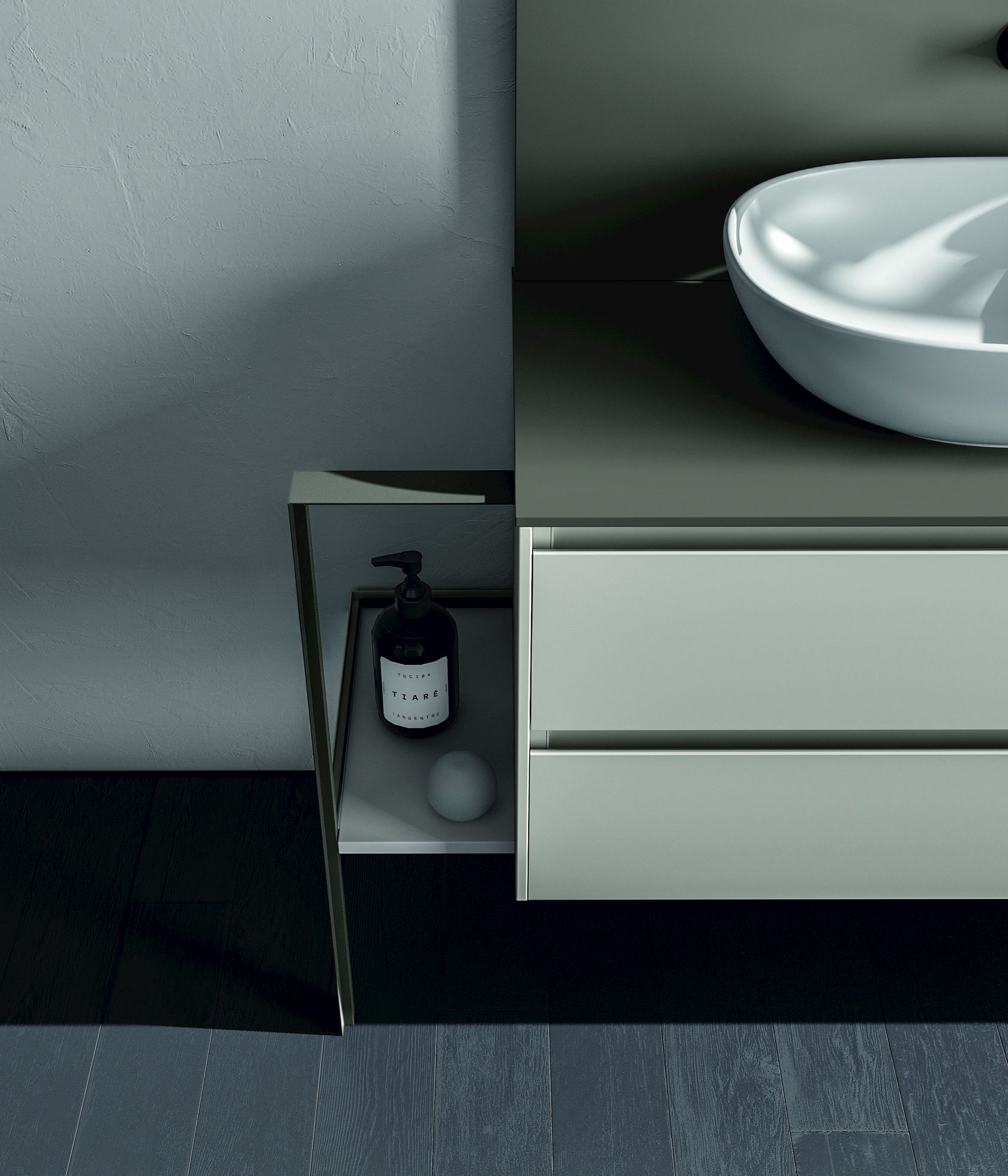 SEGNO | Mobile lavabo con cassetti Collezione Segno By Cerasa