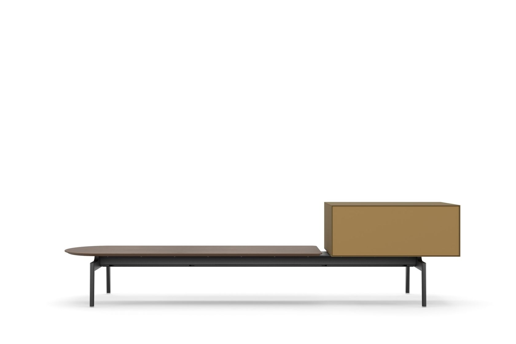 SEMITON 3 UNITS Modular MDF sideboard By Arper | design Garcia Cumini