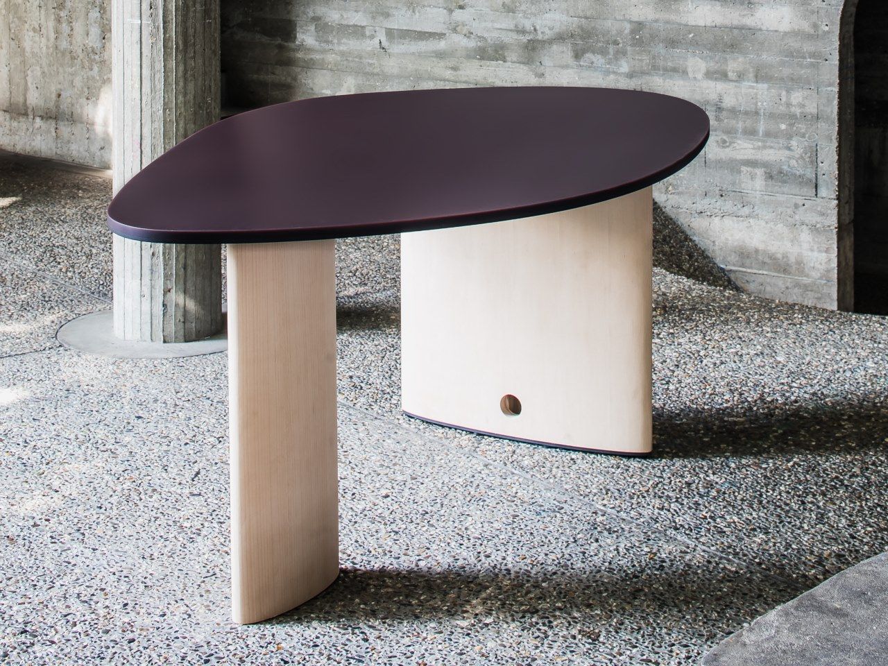 Wooden office desk / meeting table SENSES ROCK By Bulo design Nathalie ...