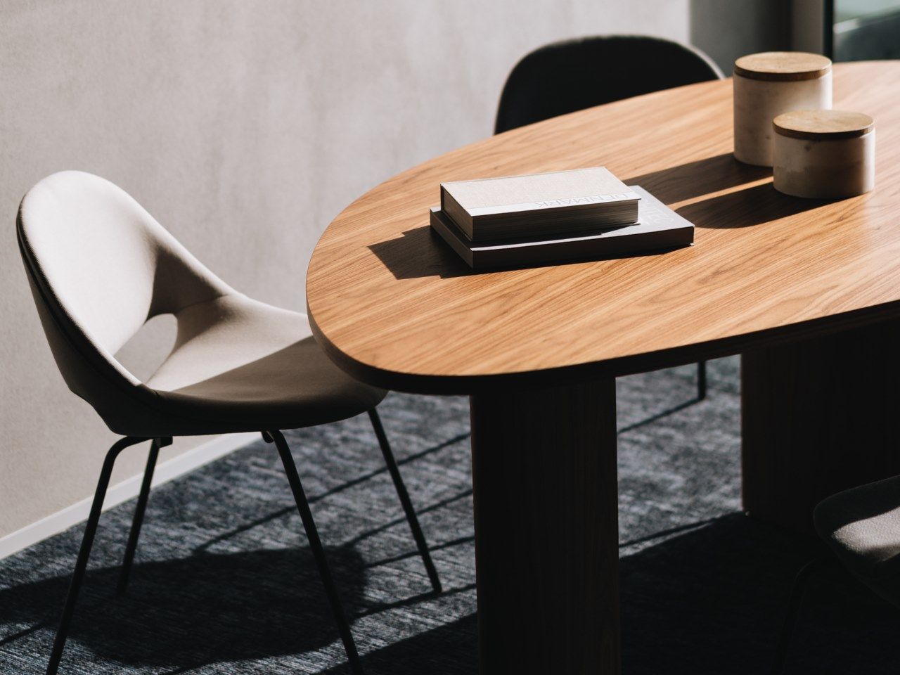 Wooden office desk / meeting table SENSES ROCK By Bulo design Nathalie ...