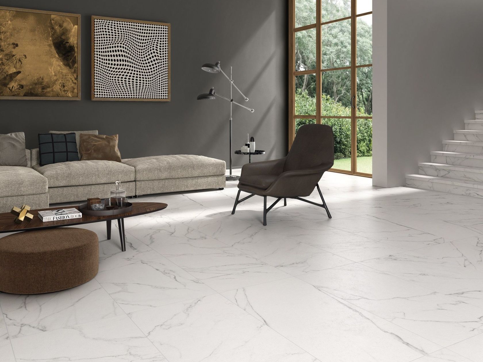 Porcelain stoneware wall/floor tiles SENSI By ABK