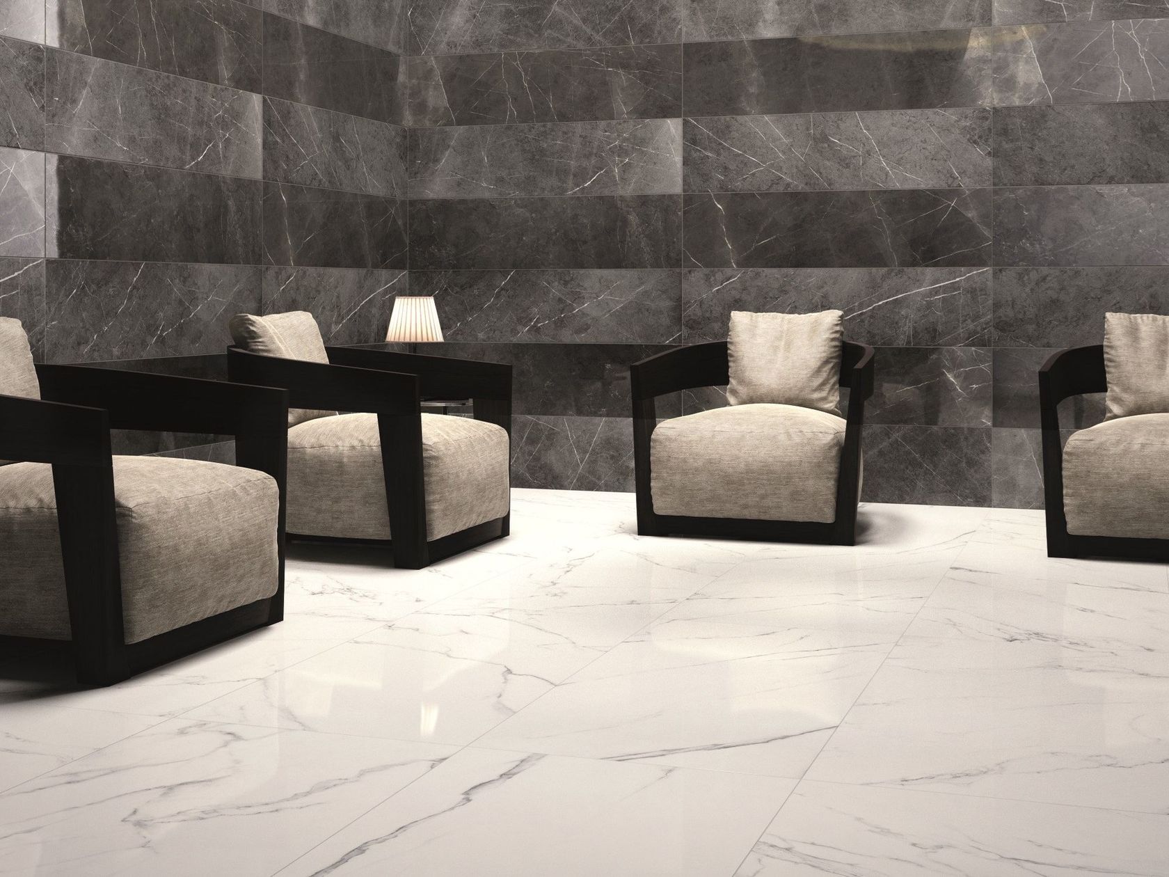 Porcelain stoneware wall/floor tiles SENSI By ABK