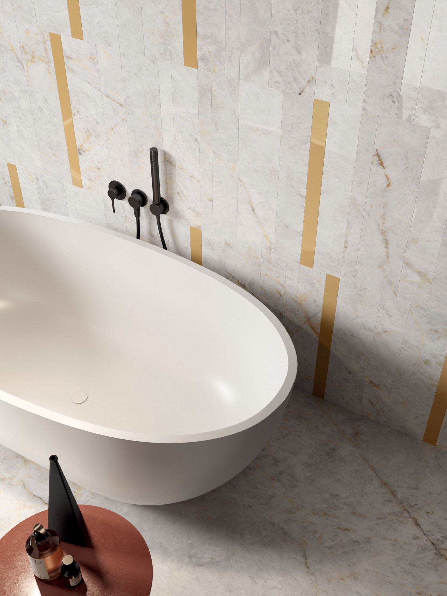 SENSI GEMS Porcelain stoneware wall/floor tiles By ABK
