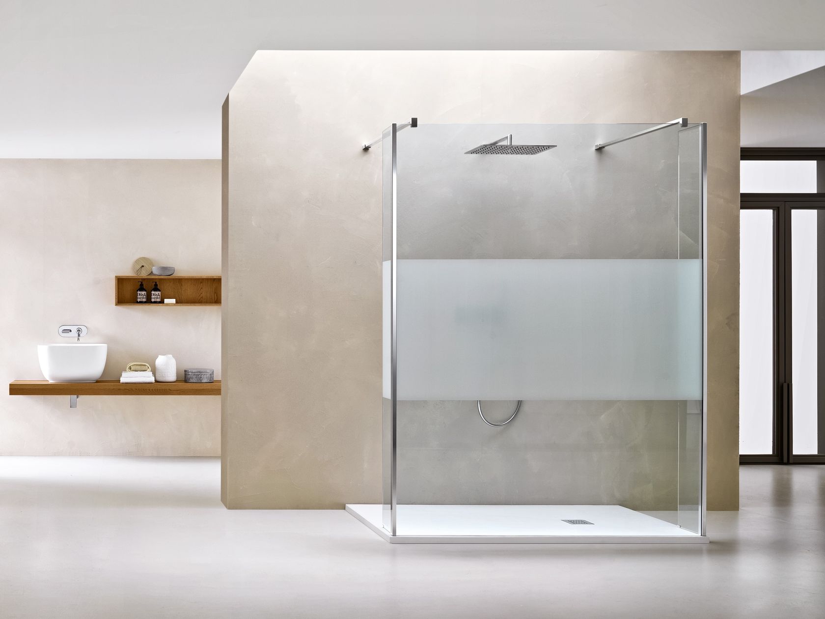 Doccia walk-in rettangolare con piatto SEPARET OTTO | Doccia walk-in ...