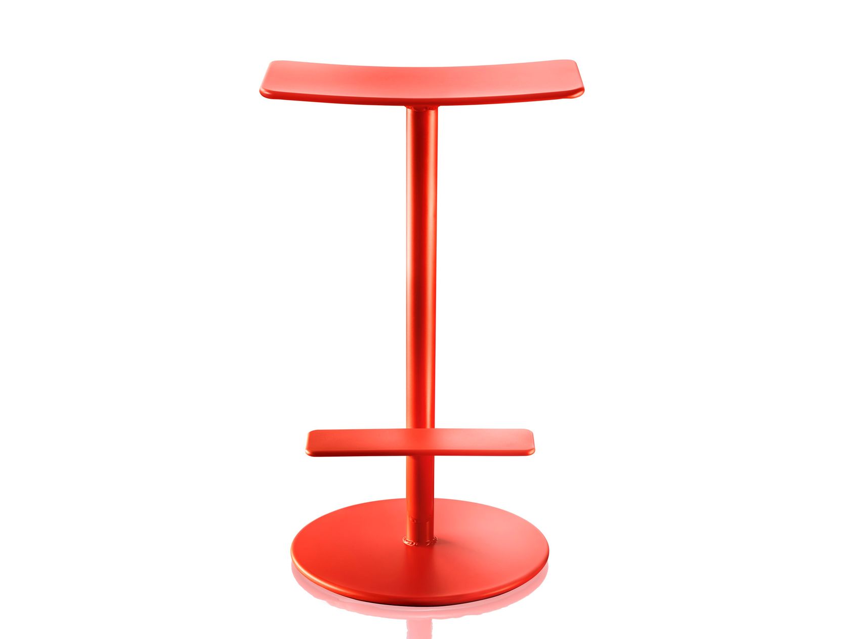 SEQUOIA Powder coated steel stool with footrest By Magis | design ...