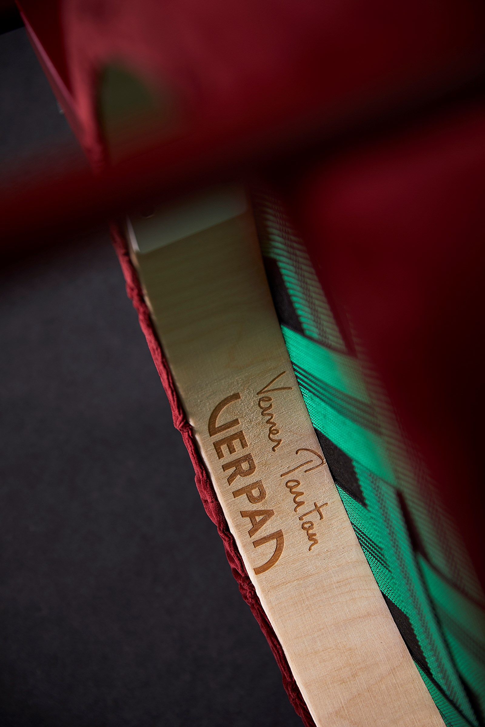 SERIES 430 Upholstered fabric chair By Verpan