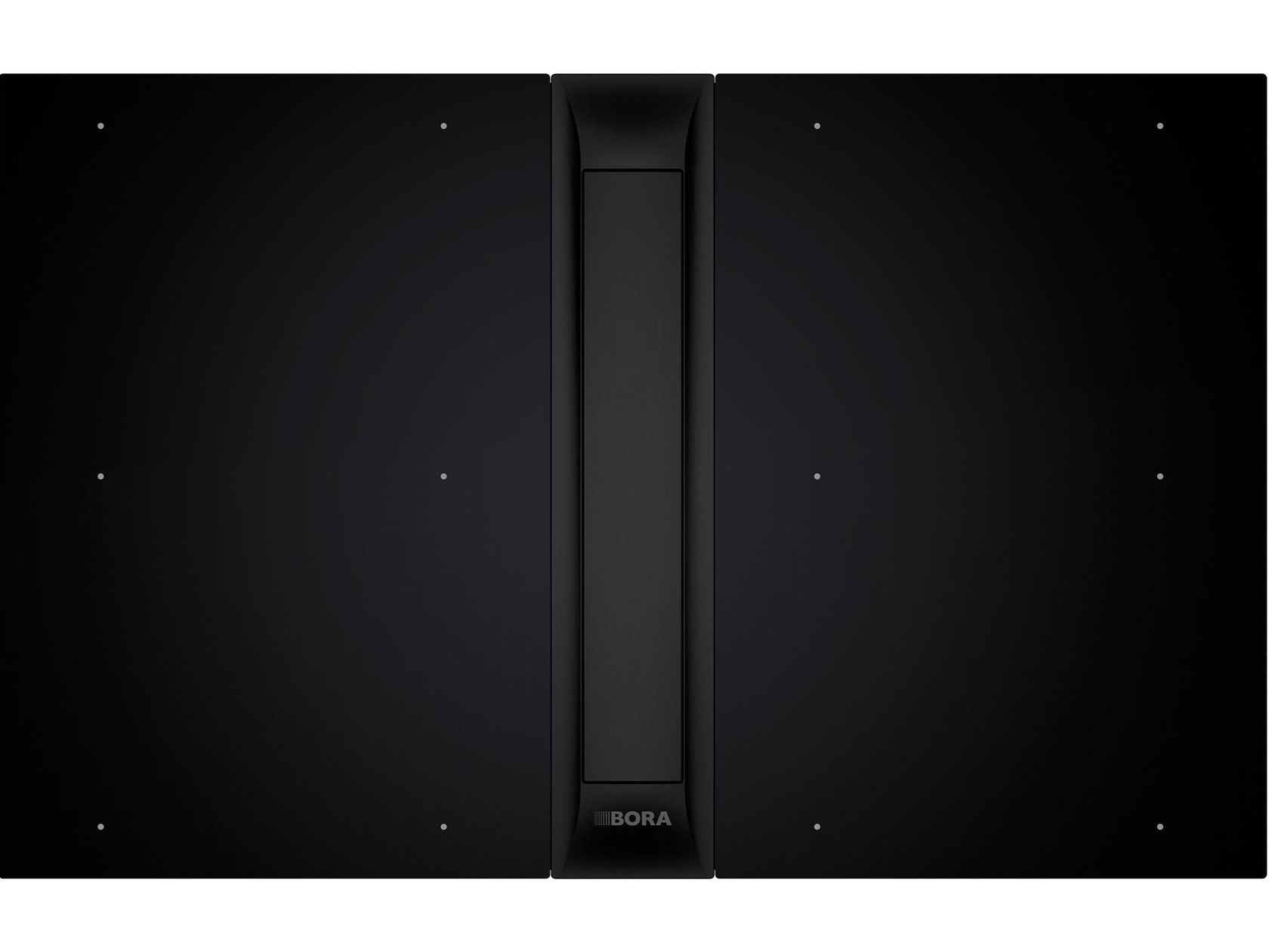 Induction flush-mount glass hob with integrated hood Class A+ SET ALL ...