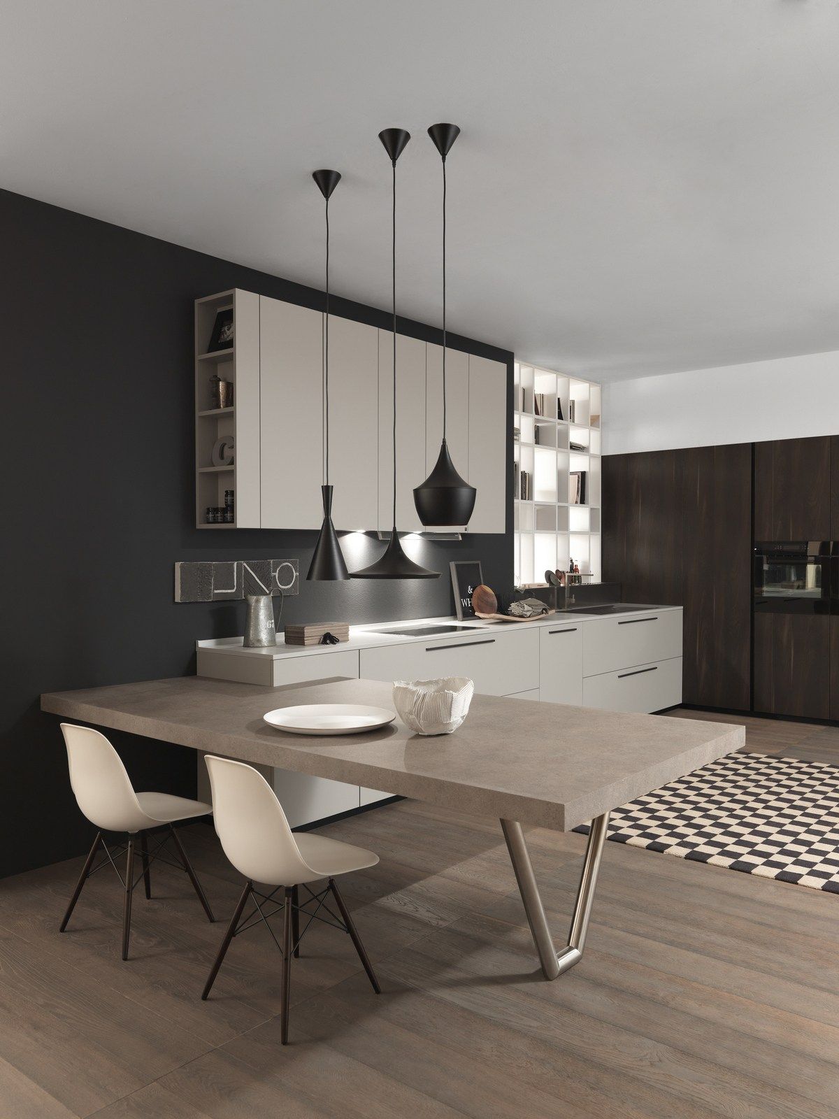 SETA | Kitchen with peninsula Seta Collection By Floritelli Cucine