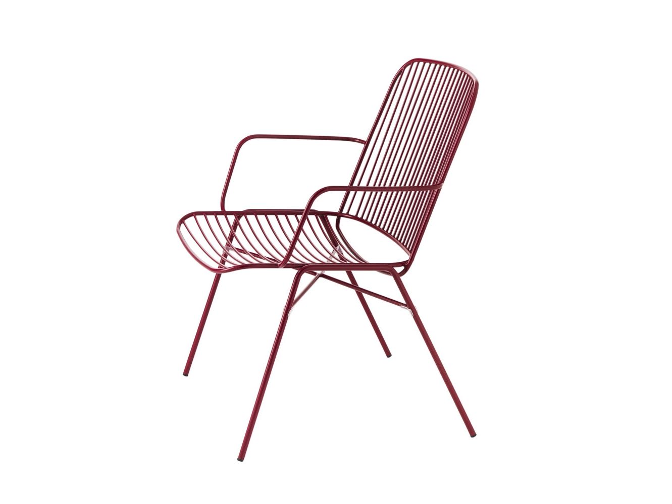 Steel easy chair with armrests SHADE 619 By Et al. design Philippe Nigro
