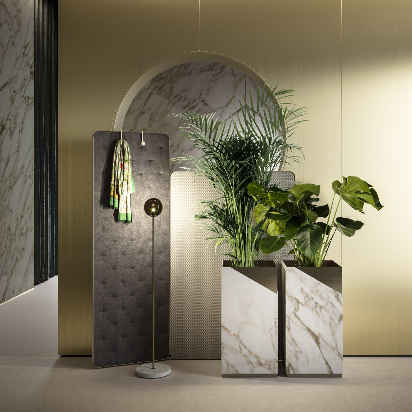 Paravento in tessuto SHADE By PROF